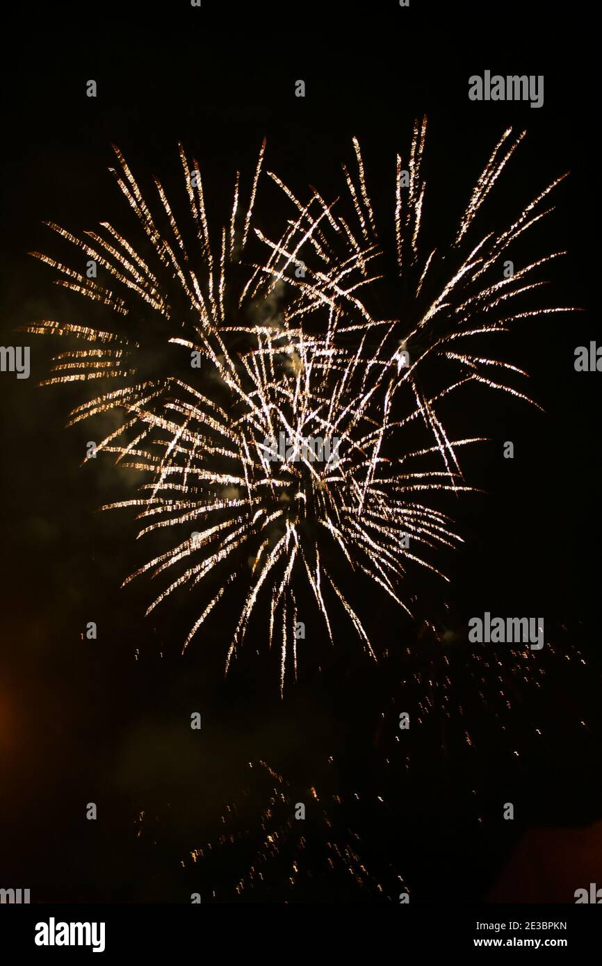 Fireworks isolated black background hi-res stock photography and images ...