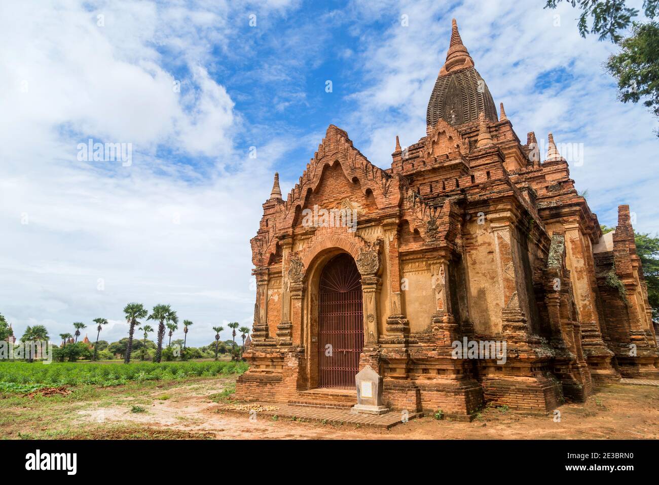Ancient temple in Bagan, Myanmar. Bagan is an ancient city in central ...