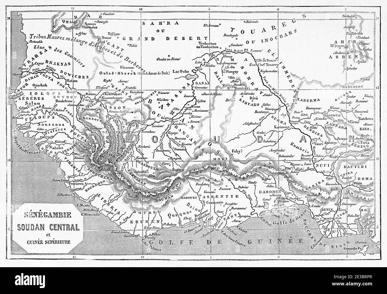 Kingdom of benin map hi-res stock photography and images - Alamy