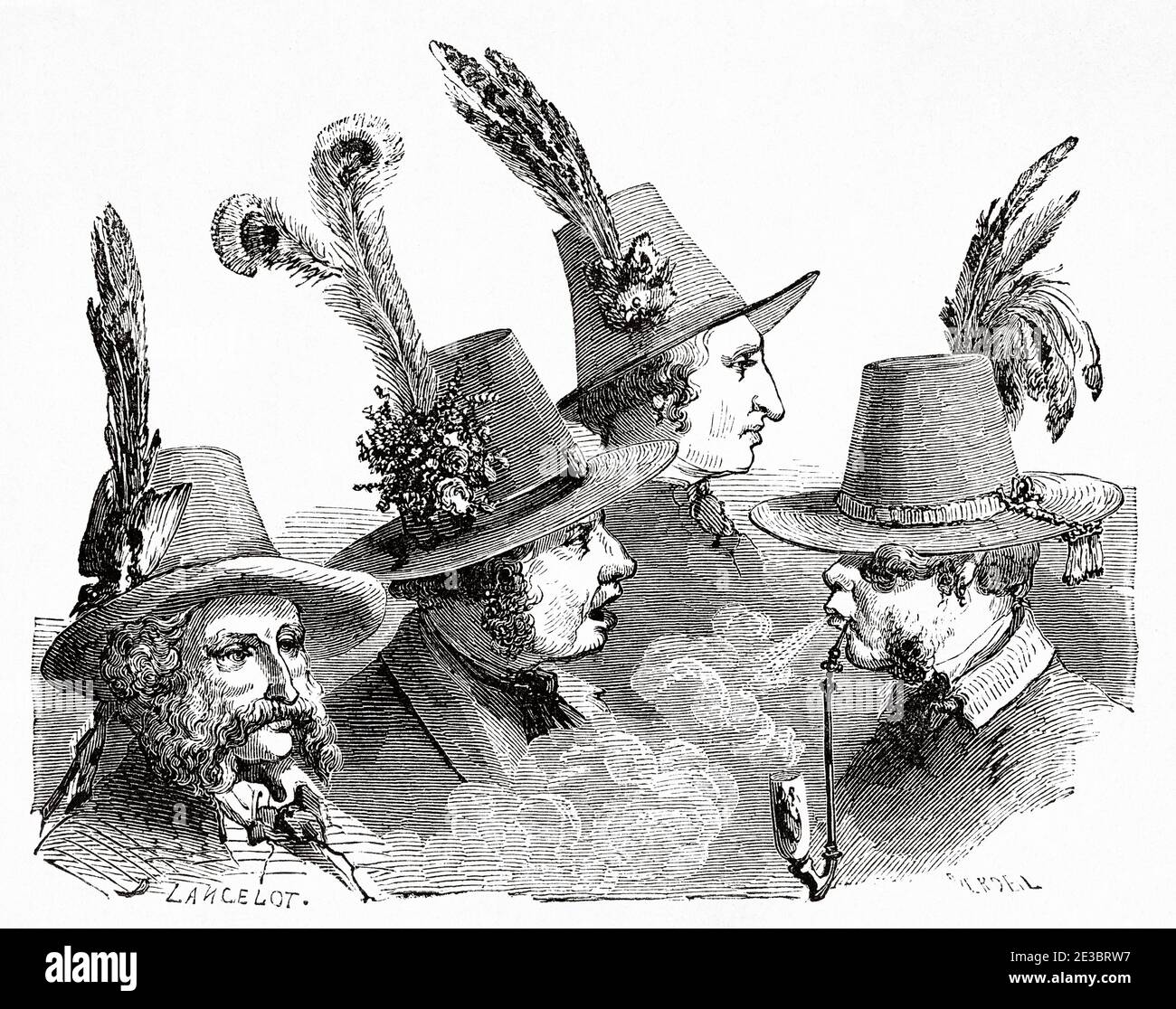 History of hats hi-res stock photography and images - Alamy