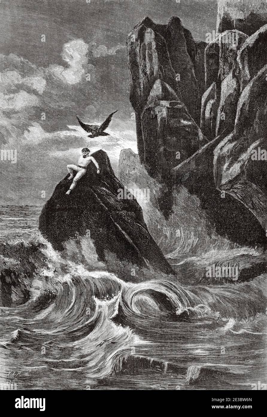 Prometheus and the eagle hi-res stock photography and images - Alamy