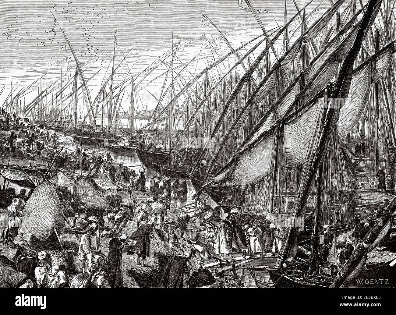 Port in ancient egypt hi-res stock photography and images - Alamy