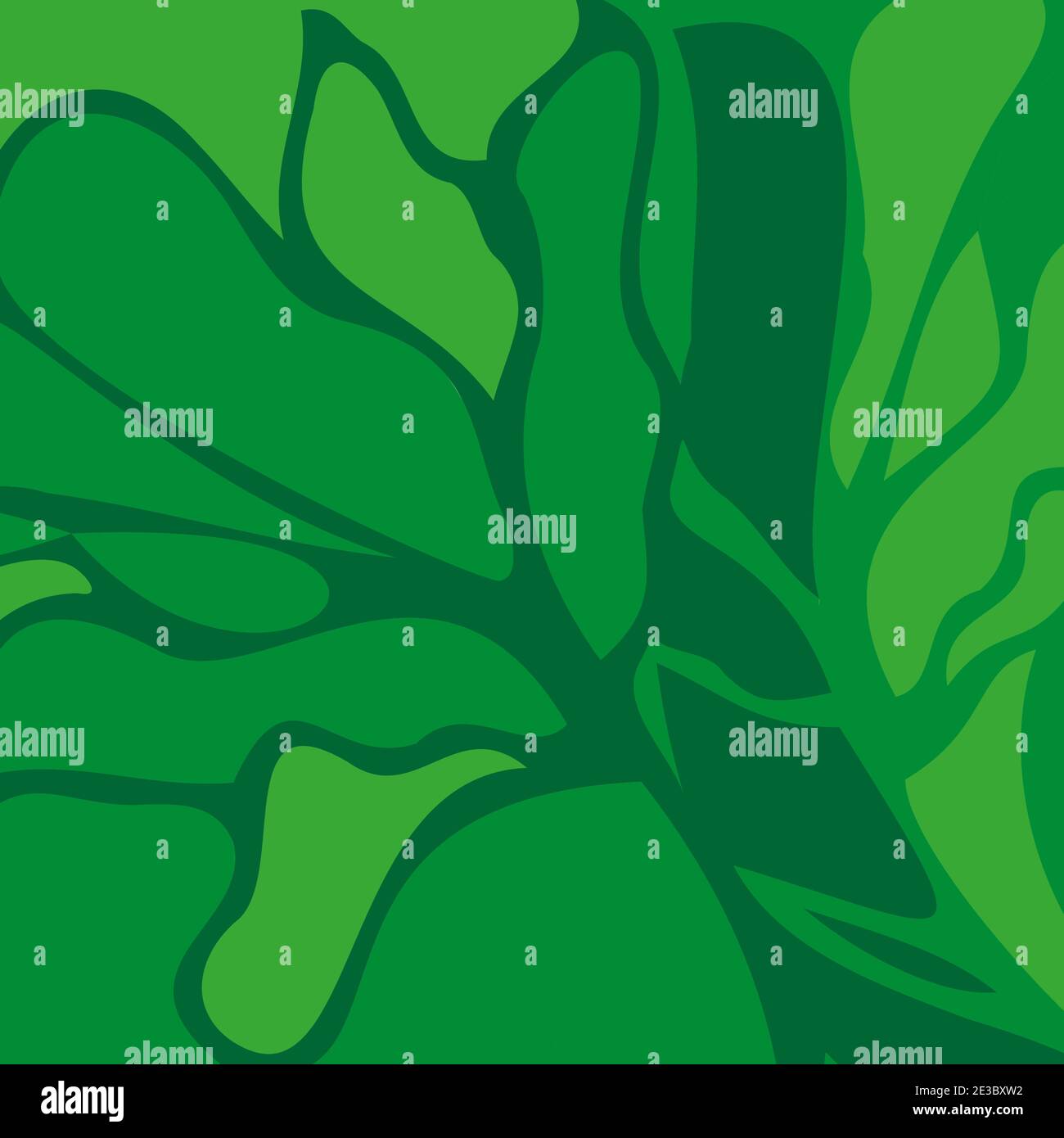 Leaves pattern. green leaf pattern. Hand drawn. Vector illustration ...
