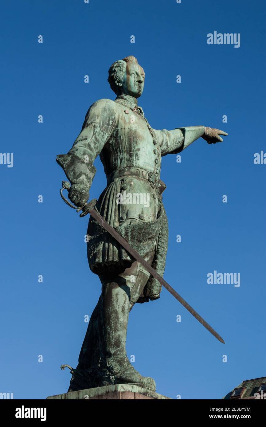 Statue of King Karl XII (Kungsträdgården) Stockholm, Sweden Stock Photo ...