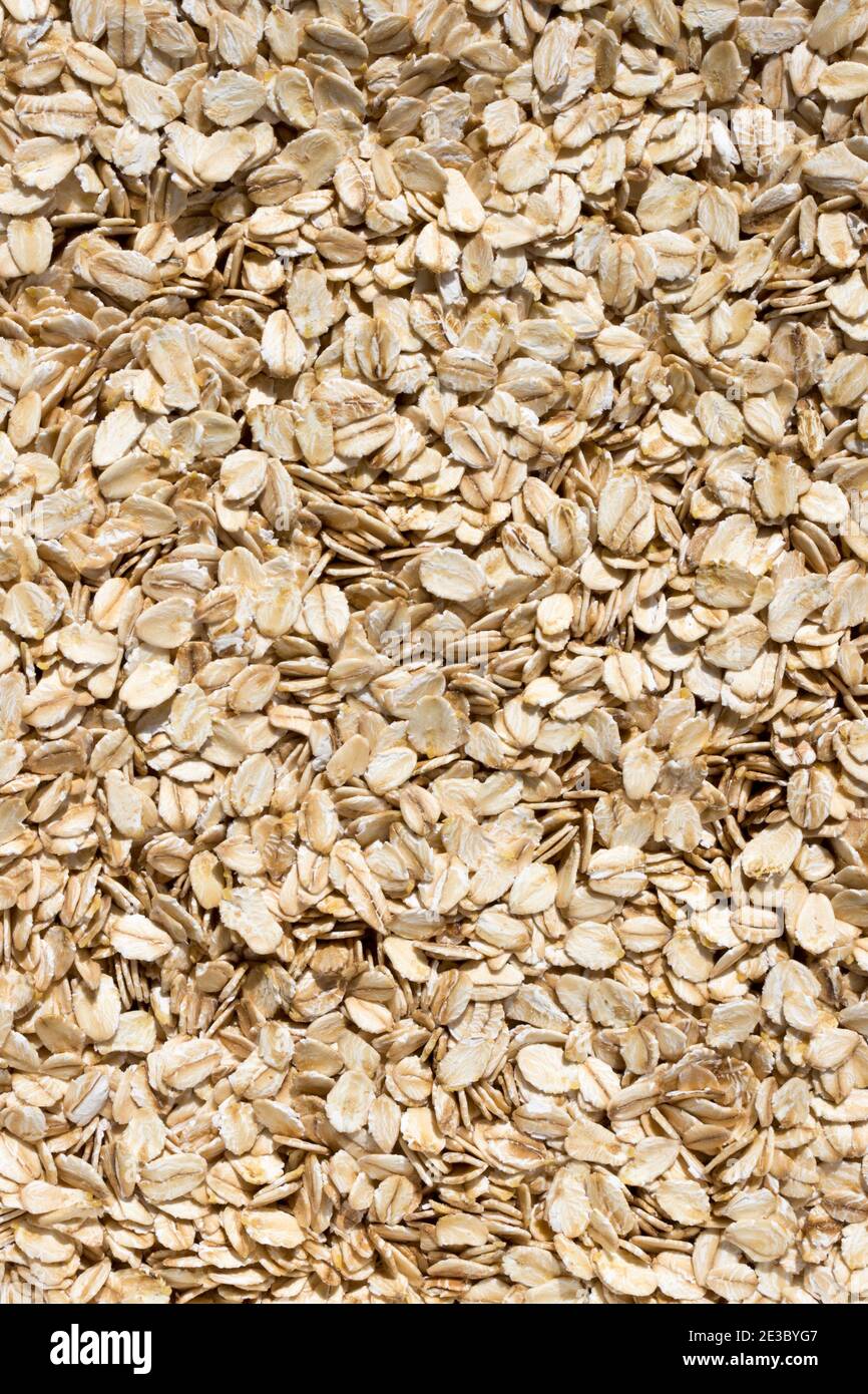 Rolled oat. Close-up, background Stock Photo - Alamy