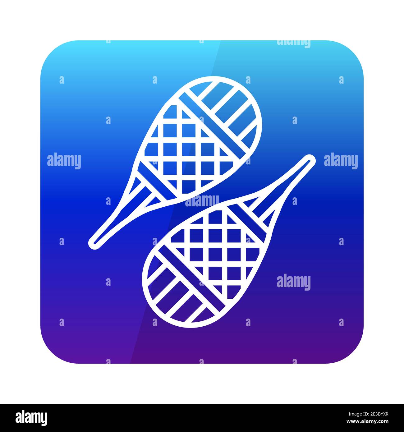 Snowshoes vector icon. Winter sign. Graph symbol for travel and tourism ...
