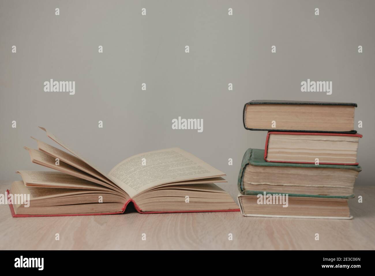 Beautiful vintage ancient books. Pattern background for design. The ...