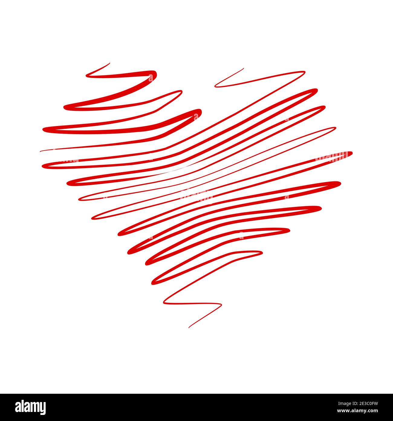 Happy heart isolated white background Stock Vector Images - Alamy