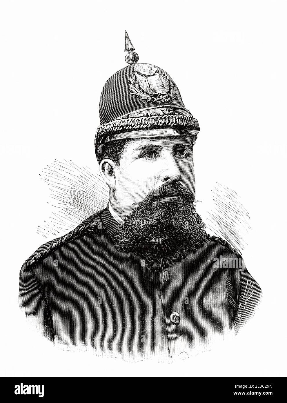 Portrait of Carlos Basilio Ezeta (San Salvador 1852 - Mazatlán 1903 ...