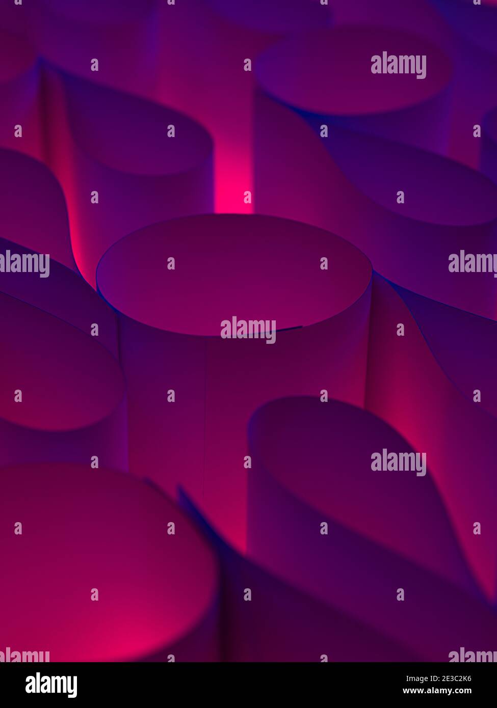 Blue and red illuminated paper macro detail texture Stock Photo - Alamy