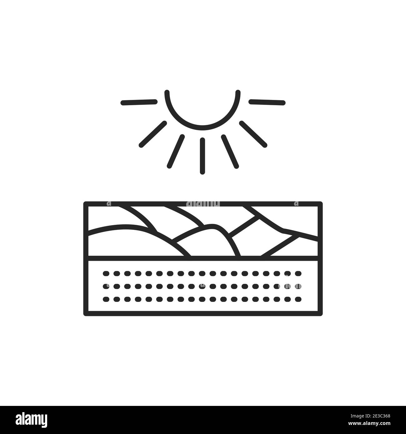 Light,energy color line icon. Pictogram for web page, mobile app, promo ...