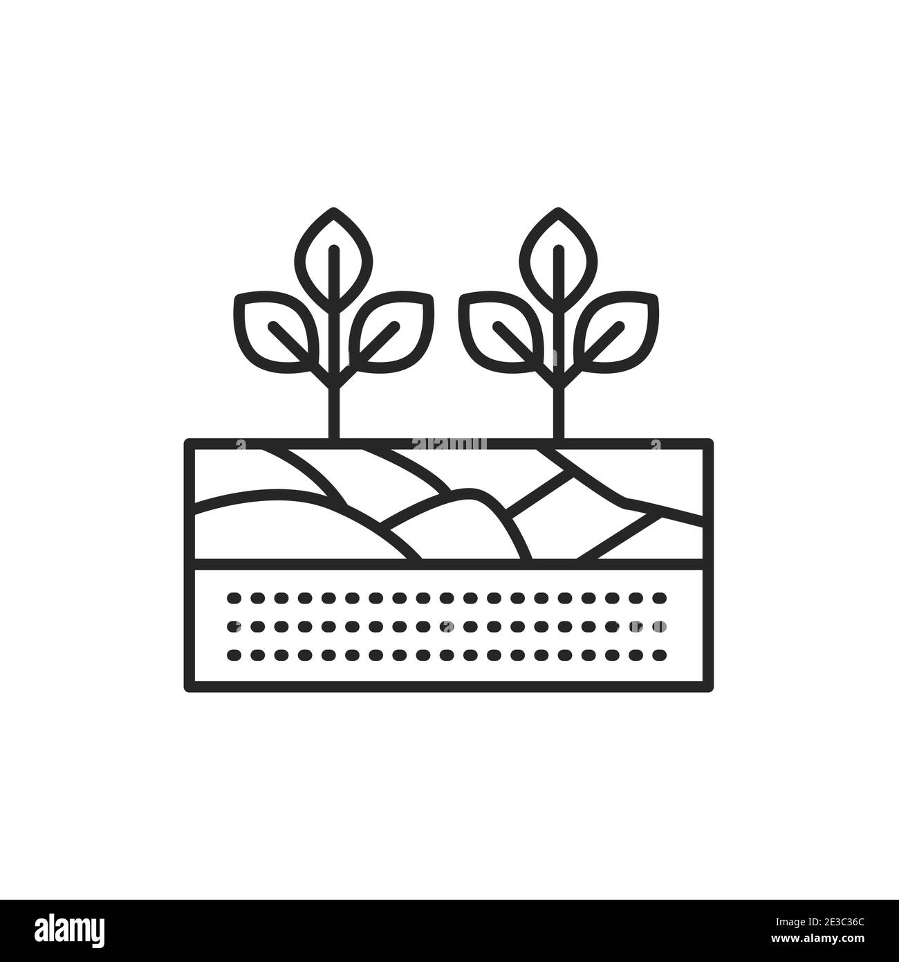 Growing plants color line icon. Pictogram for web page, mobile app ...