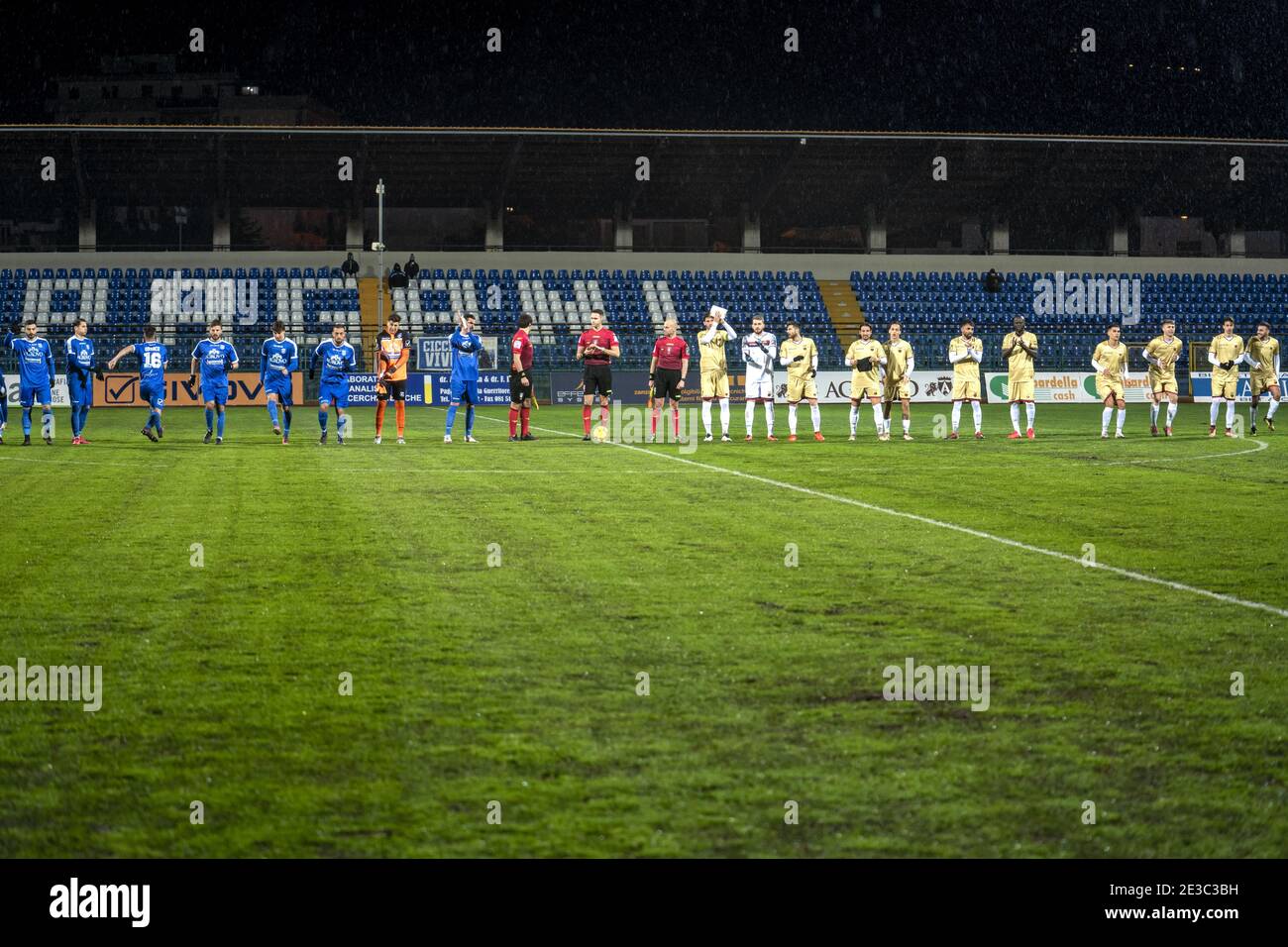 Pagani, Italy. 17th Jan, 2021. The Serie C match between Paganese and ...