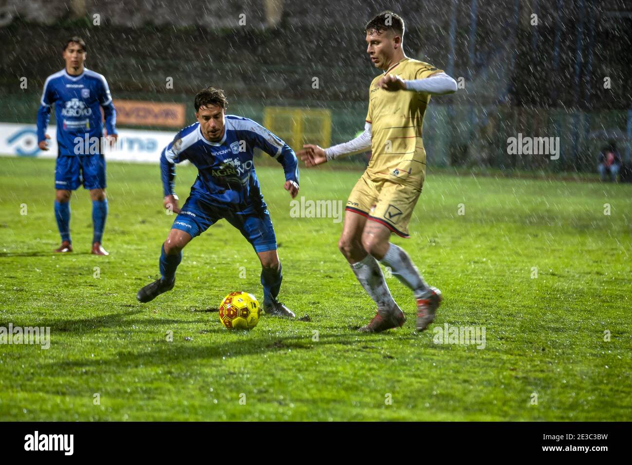 Pagani, Italy. 17th Jan, 2021. The Serie C match between Paganese and ...