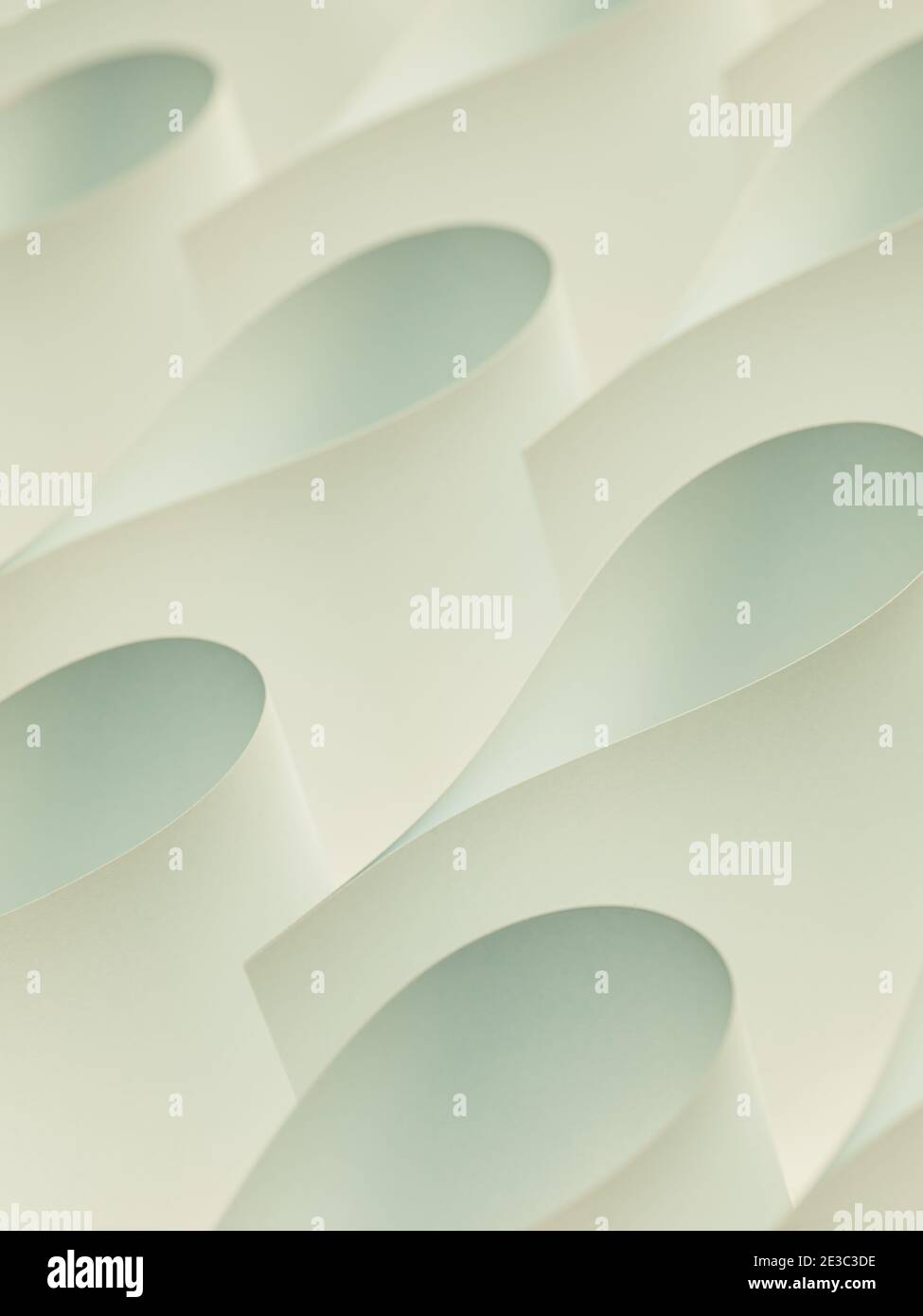 Paper pattern in unique elliptical shapes Stock Photo - Alamy