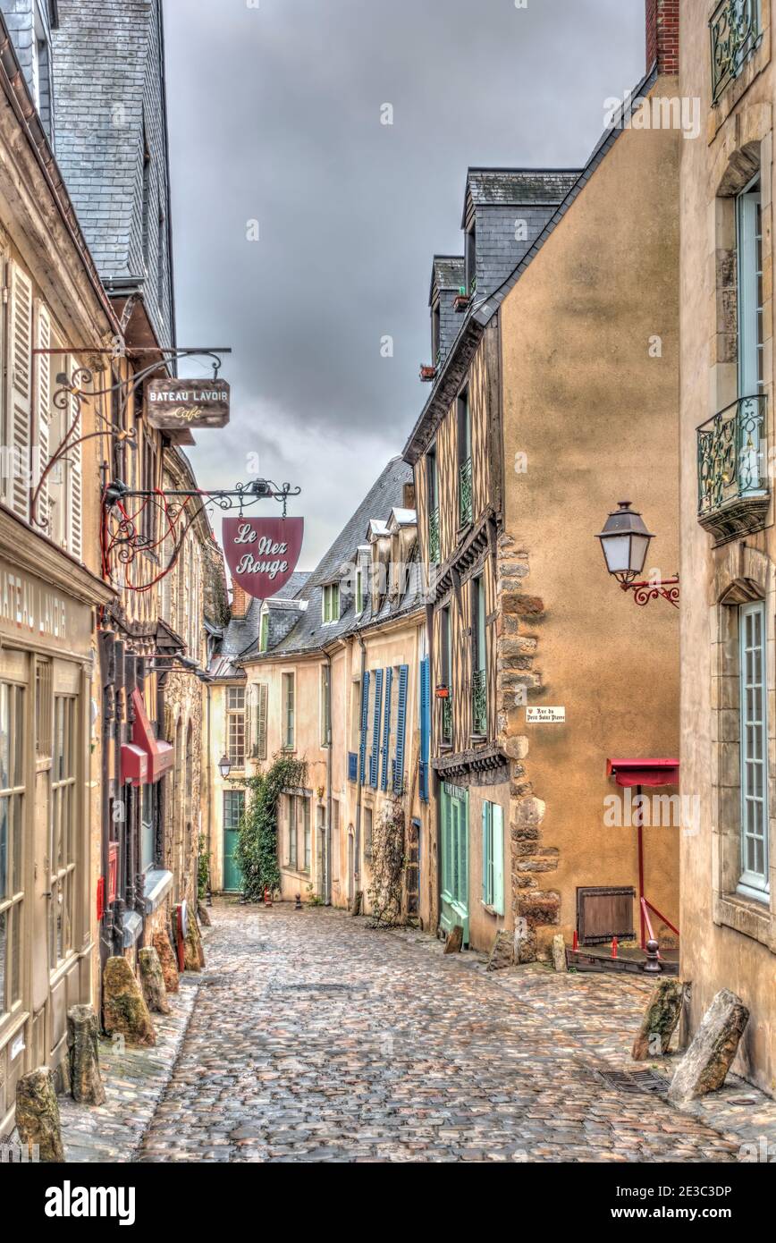 Le Mans historical center, HDR Image Stock Photo - Alamy