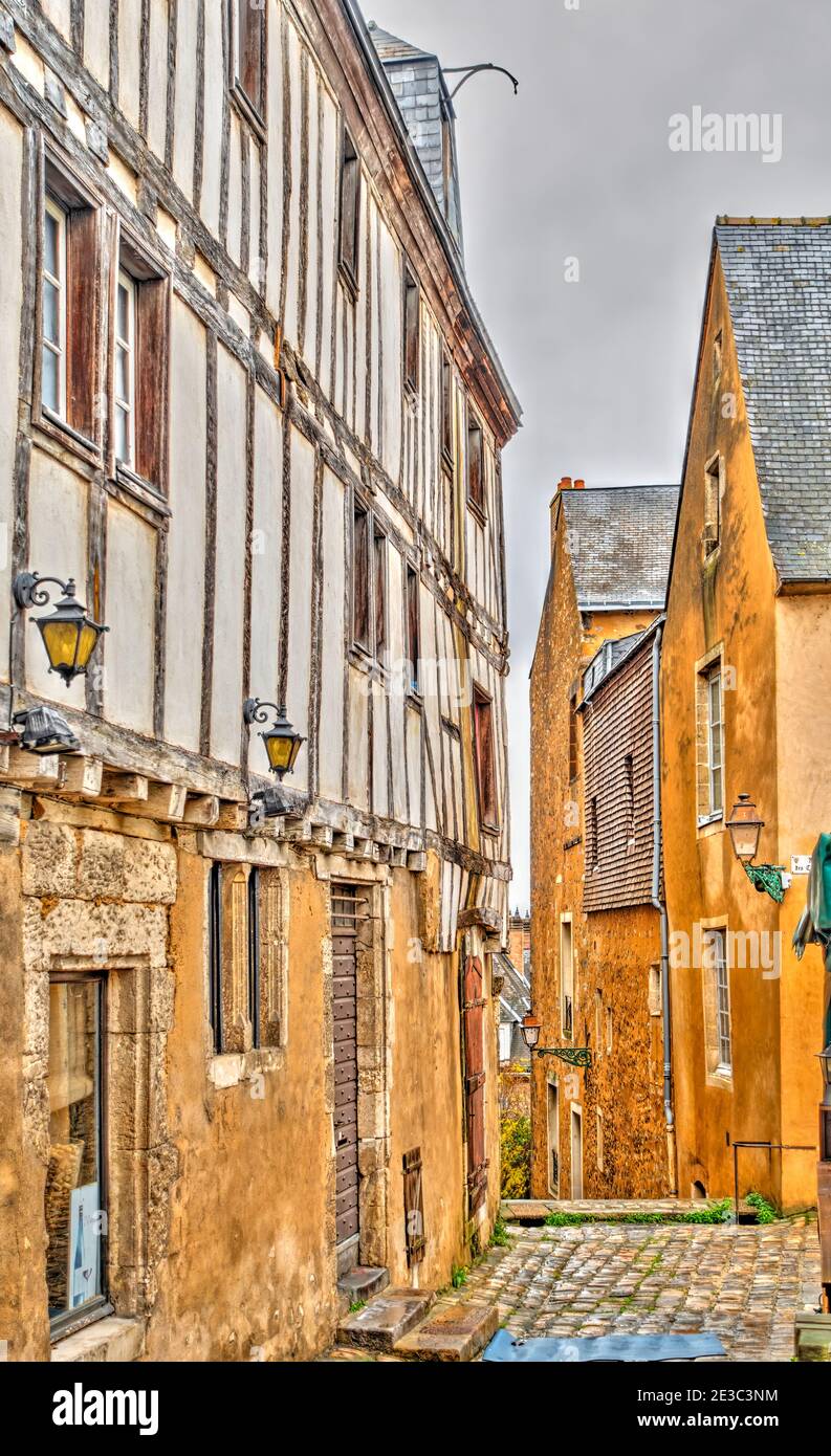 Le Mans historical center, HDR Image Stock Photo - Alamy