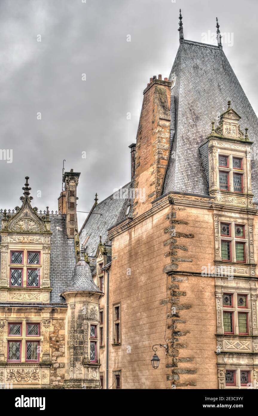 Le Mans historical center, HDR Image Stock Photo - Alamy