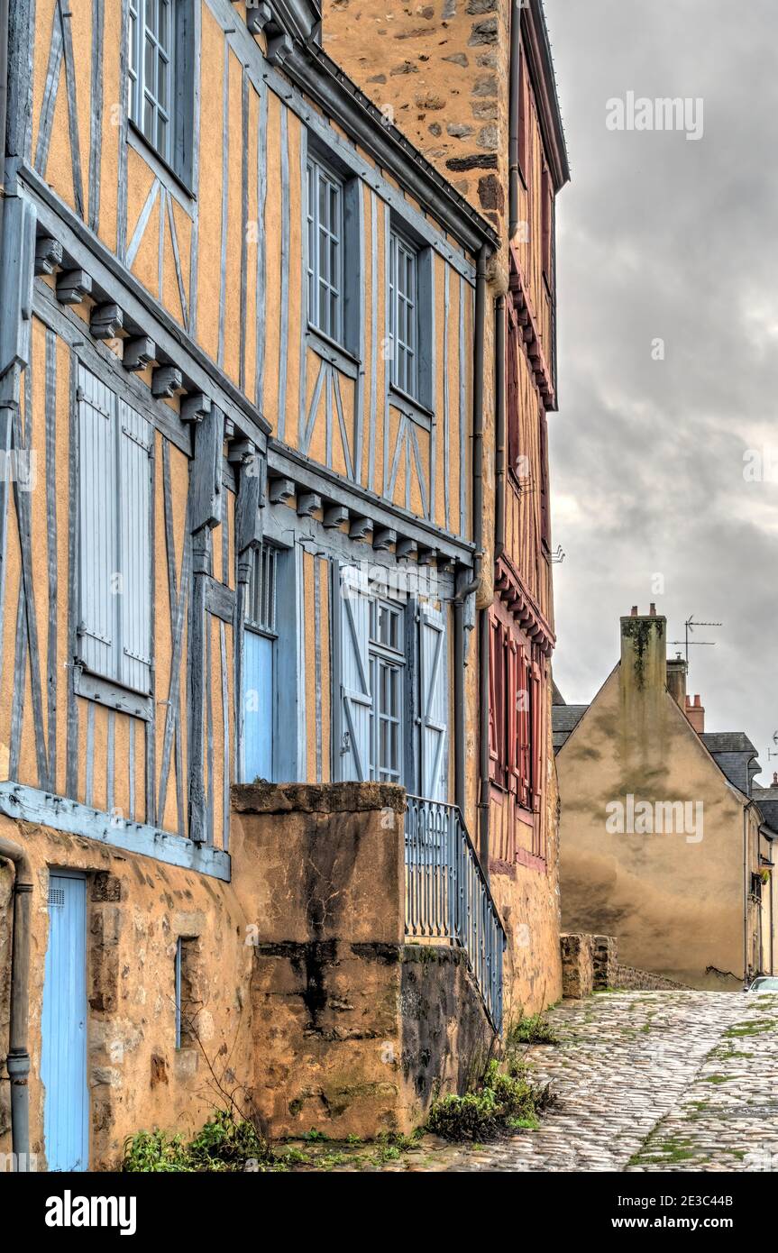 Le Mans historical center, HDR Image Stock Photo - Alamy