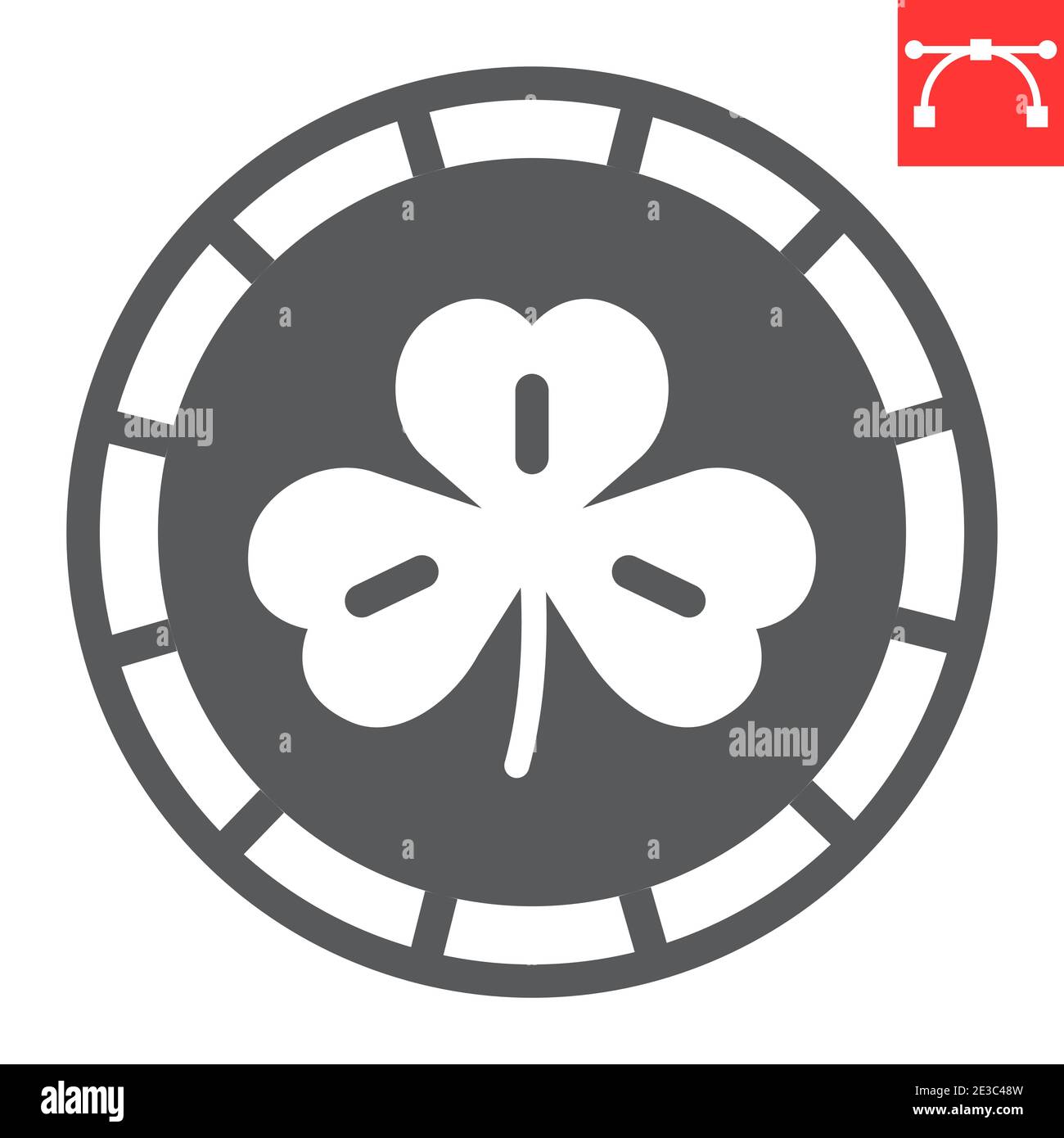 Golden solid coin Stock Vector Images - Alamy