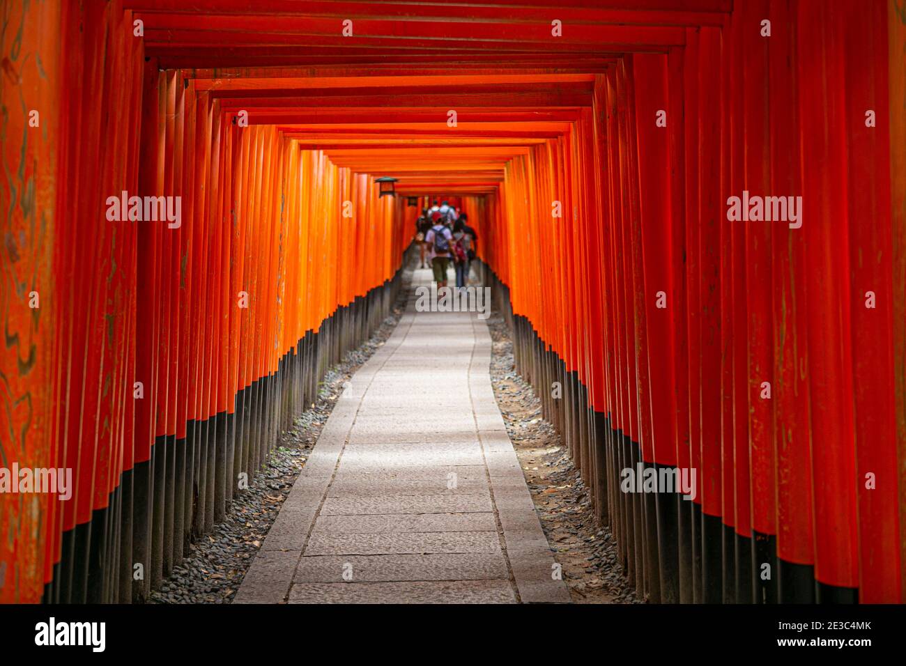 Fushimi Inari Temple walkways Stock Photo - Alamy
