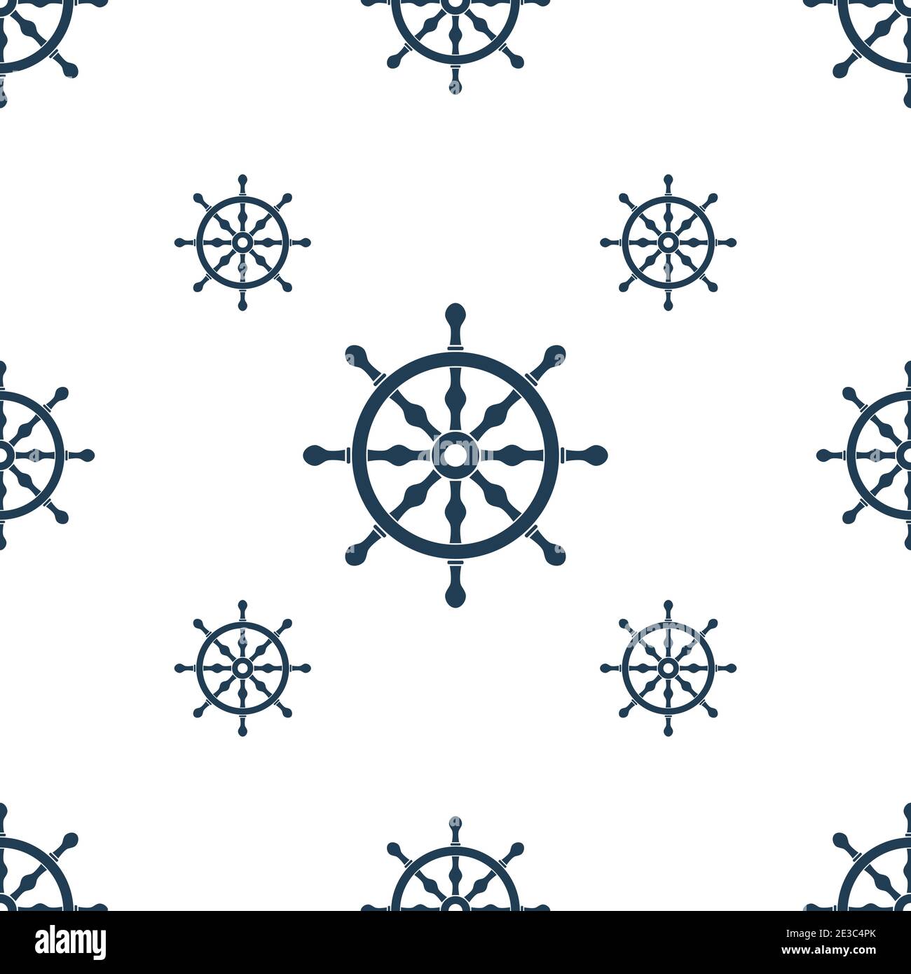 Seamless marine pattern. Vector illustration. Nautical abstract ...