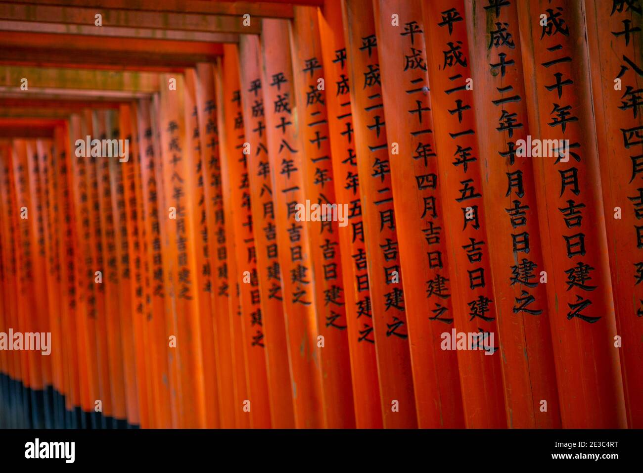 Fushimi Inari Temple walkways Stock Photo - Alamy