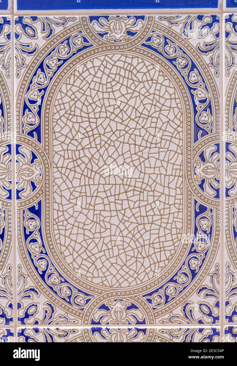 Traditional ornamental Spanish decorative tiles, original ceramic tiles ...