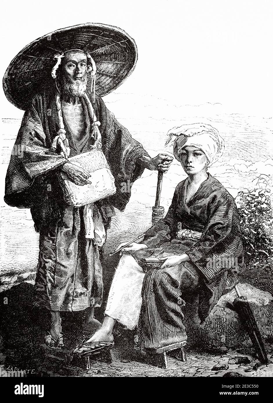 Pilgrim hat engraving hi-res stock photography and images - Alamy