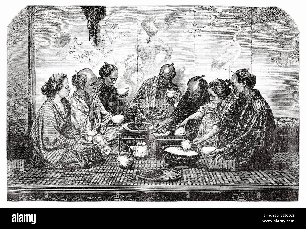 19th century food eating hi-res stock photography and images - Alamy