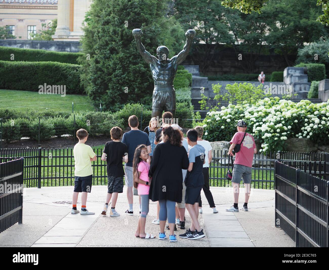 Sylvester stallone rocky statue hi-res stock photography and images - Alamy