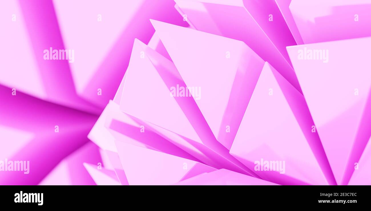 pink minimalistic abstract geometric shape 3d render illustratrion ...