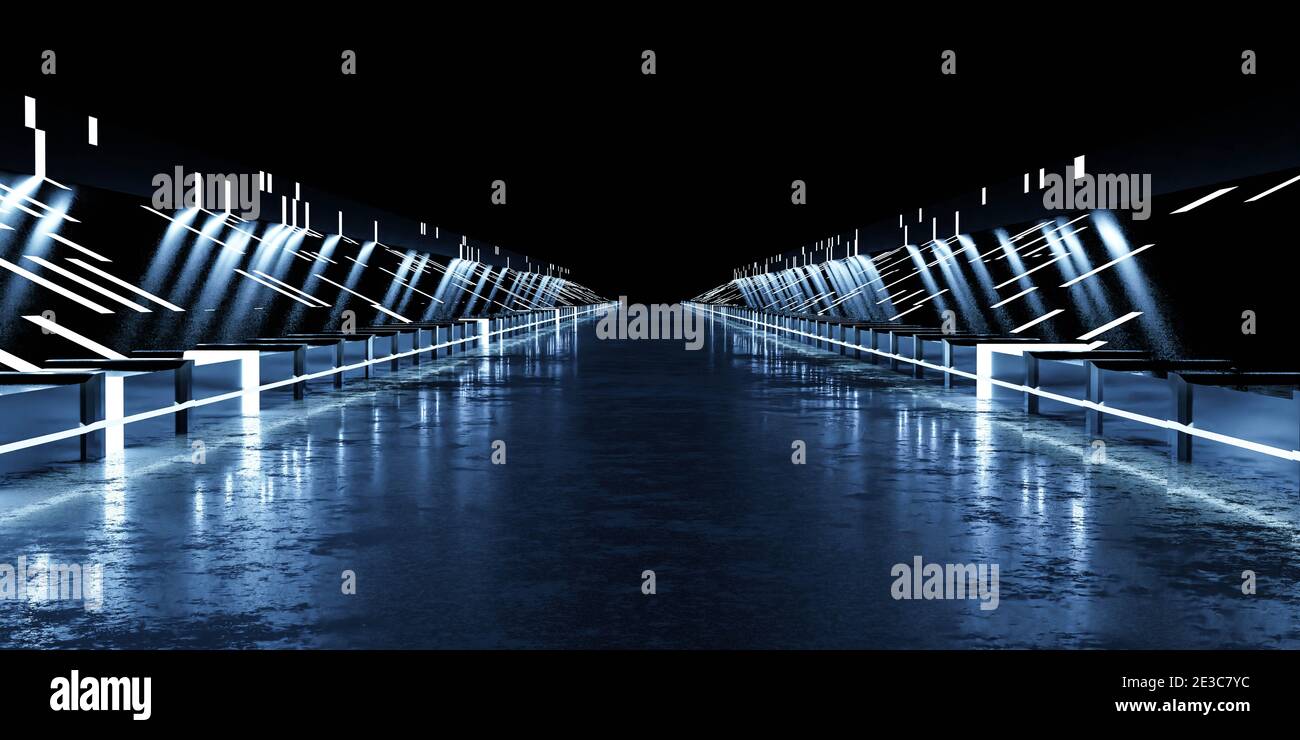 abstract futuristic black architecture geometric shape 3d render ...