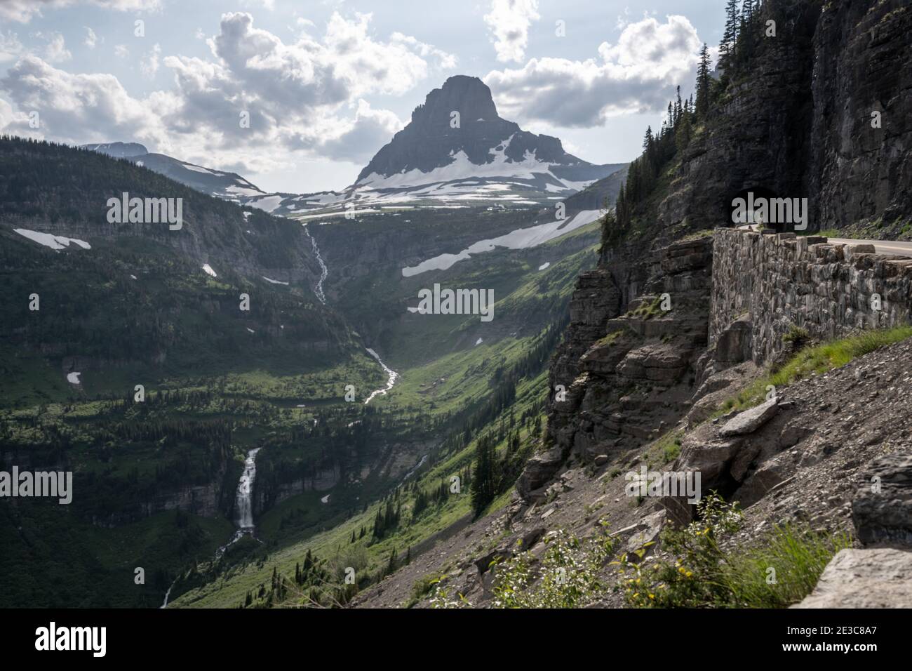 Logan Pass Turns into Valley of Glacier National Park from Going to the ...