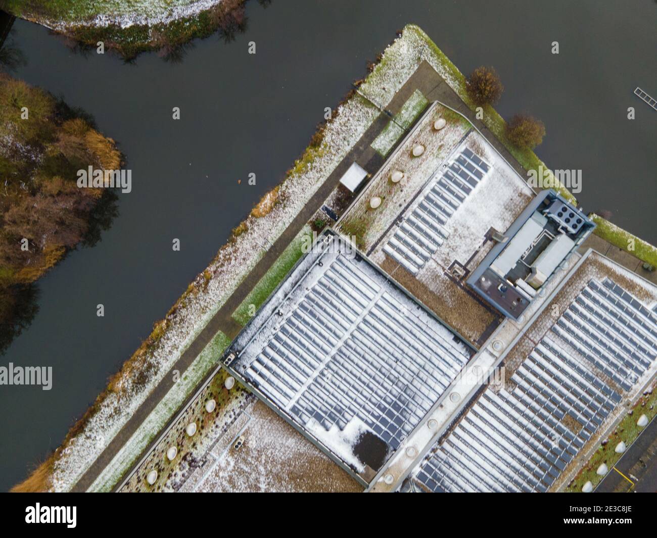 Modern shed aerial hi-res stock photography and images - Alamy