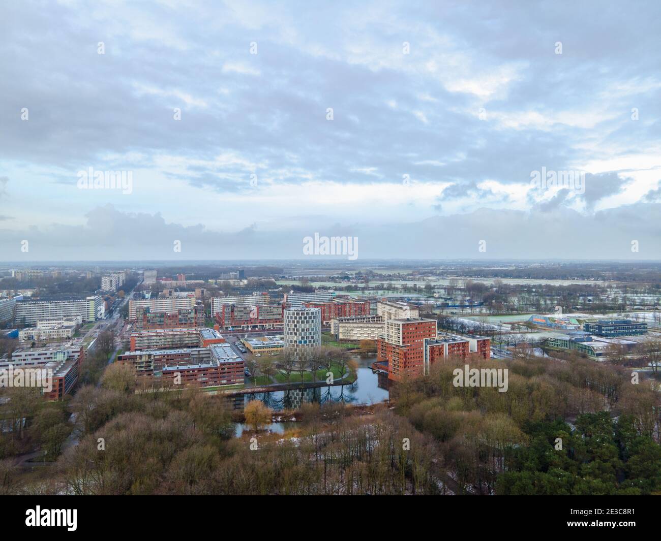 Aerial view of Osdorp area in Amsterdam,Netherlands Stock Photo - Alamy