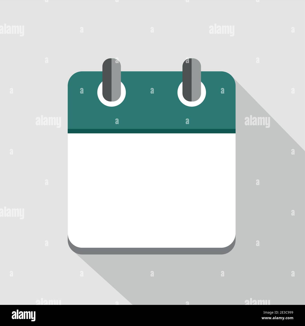 blank business calendar symbol object vector illustration EPS10 Stock ...