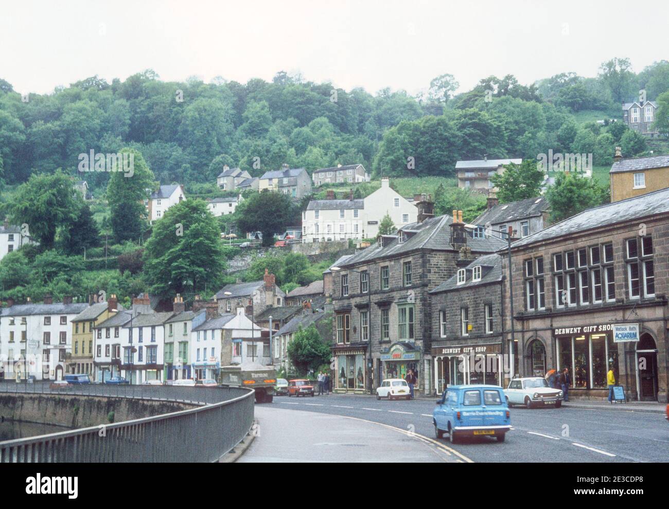 Matlock Bath 1981 Matlock Bath Derby Road (A6) Derbyshire 1981 Traffic ...