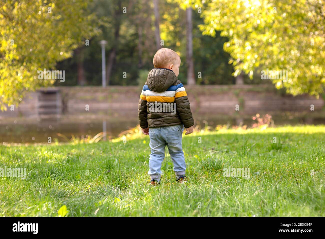 Lonely Boy Walking Away