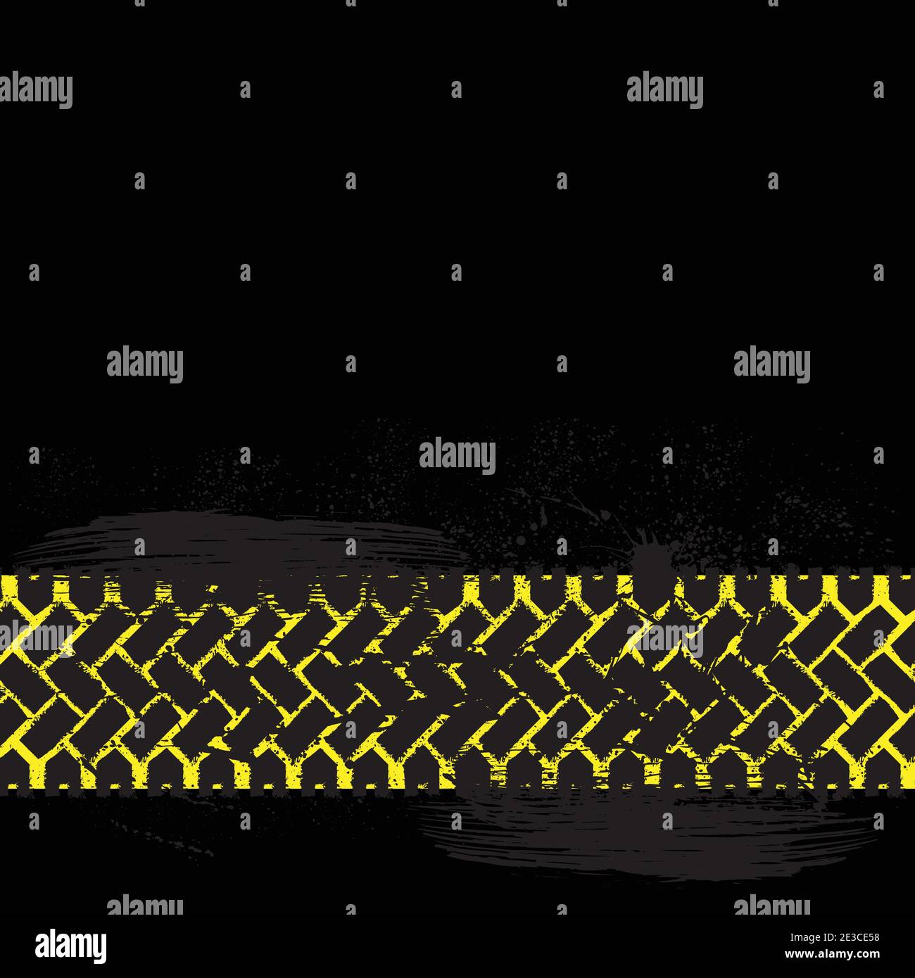 Grunge yellow tire track background Stock Vector Image & Art - Alamy