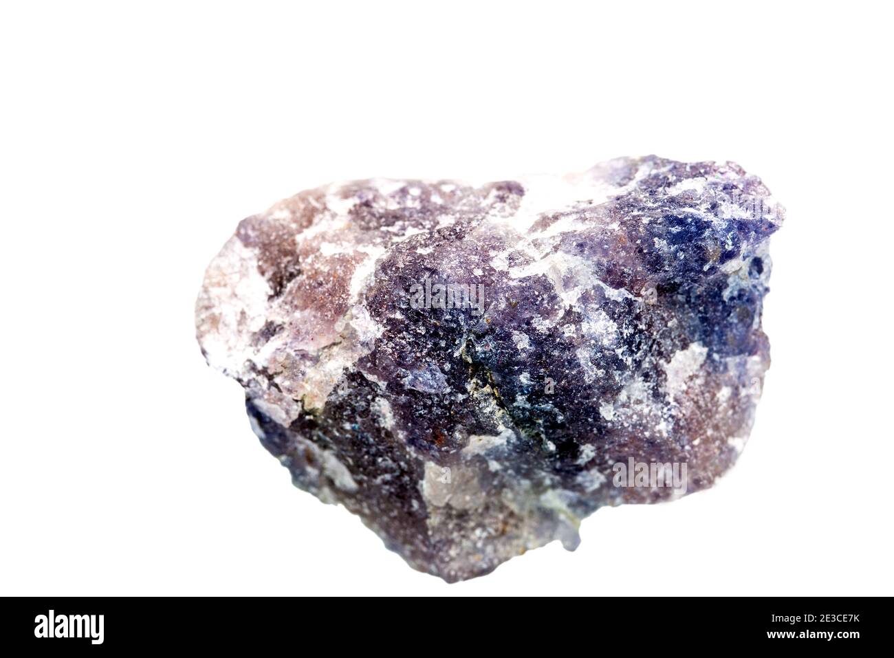 Cordierite on a white background Stock Photo - Alamy