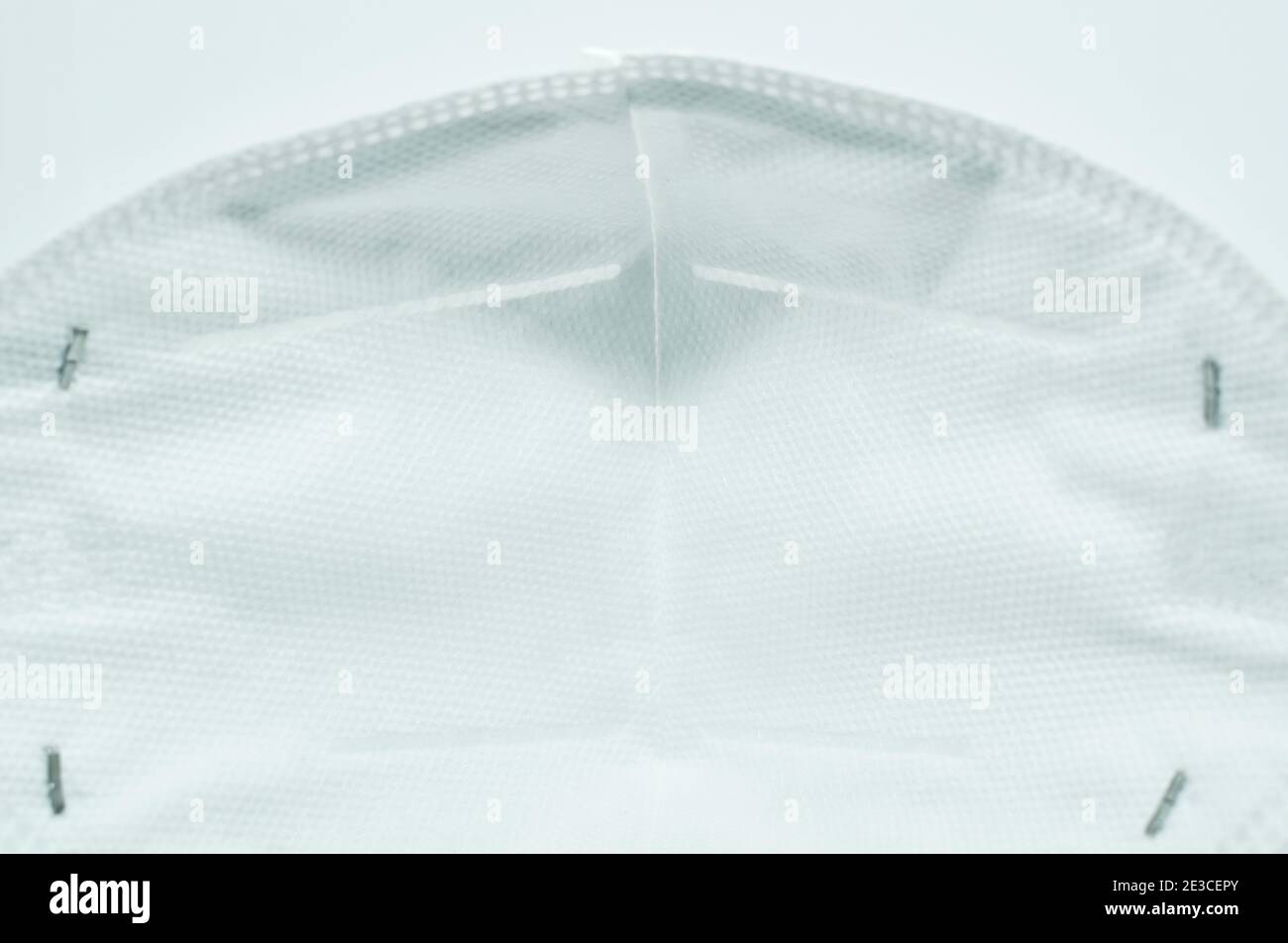 hygienic mask for protection nose and mouth on white background Stock ...