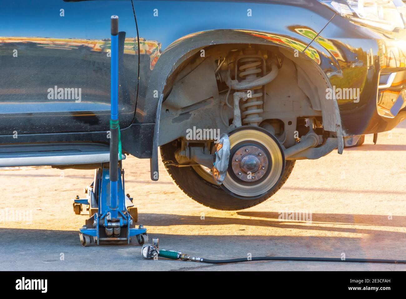 Tire technology and brake system in car hi-res stock photography and ...