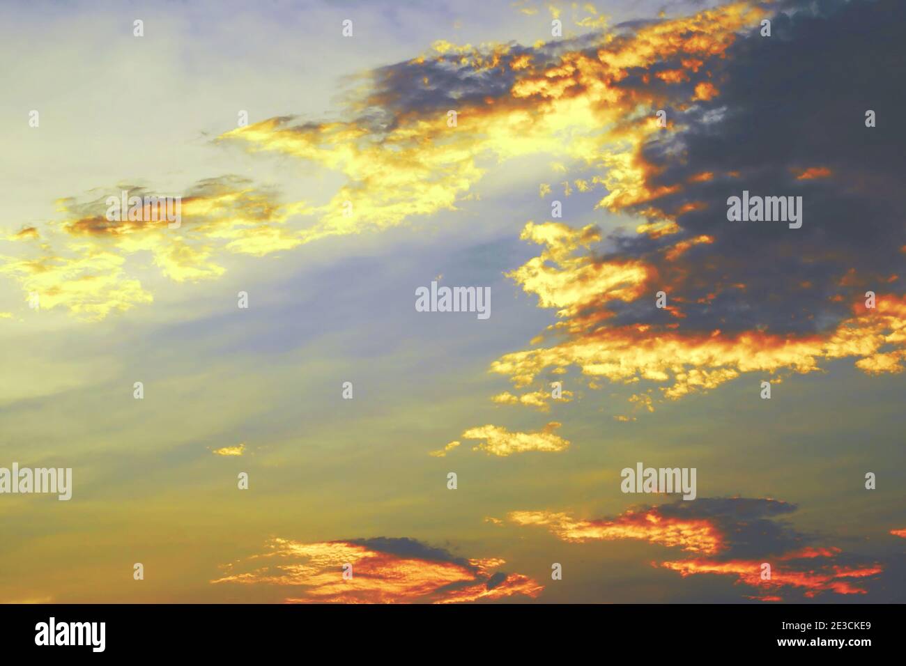 Rain Cloud Sky at Twilight Stock Photo - Alamy