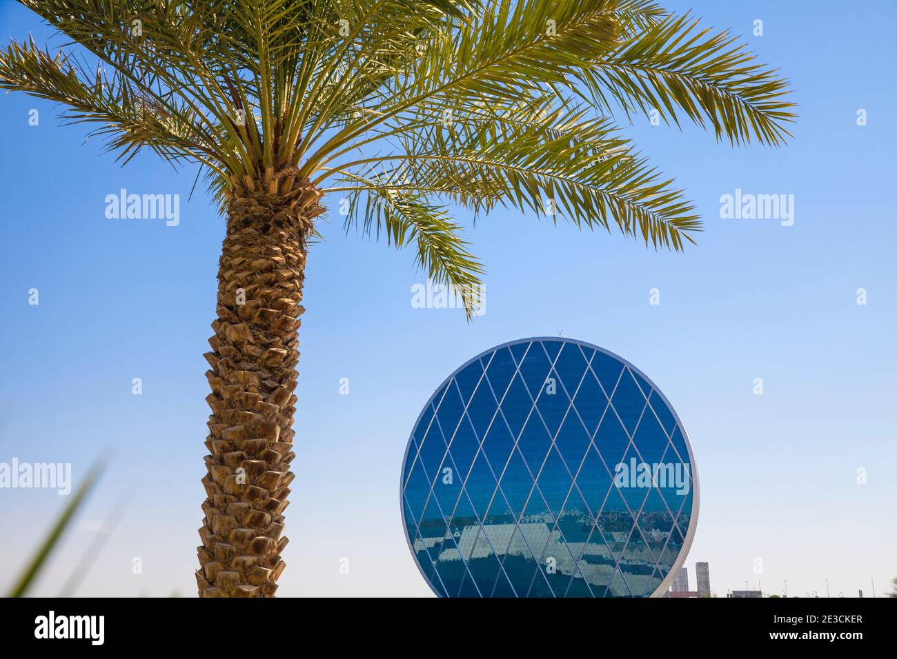 United Arab Emirates, Abu Dhabi, View of Aldar Headquarters Stock Photo ...
