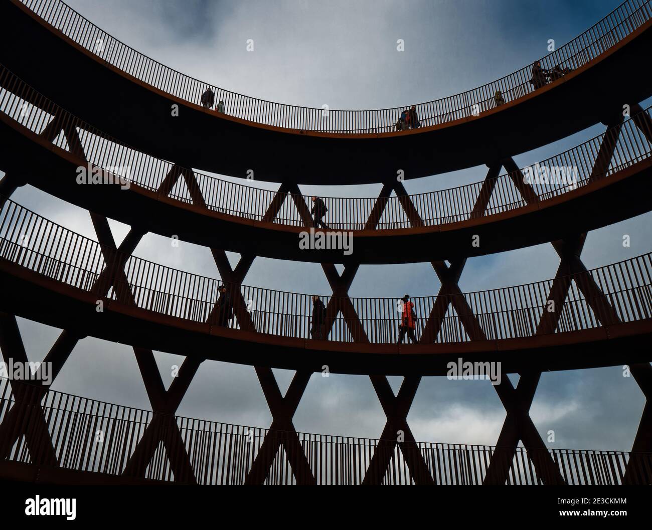 Skovtaarnet Forest Tower near Gisselfeld castle in Denmark Stock Photo ...