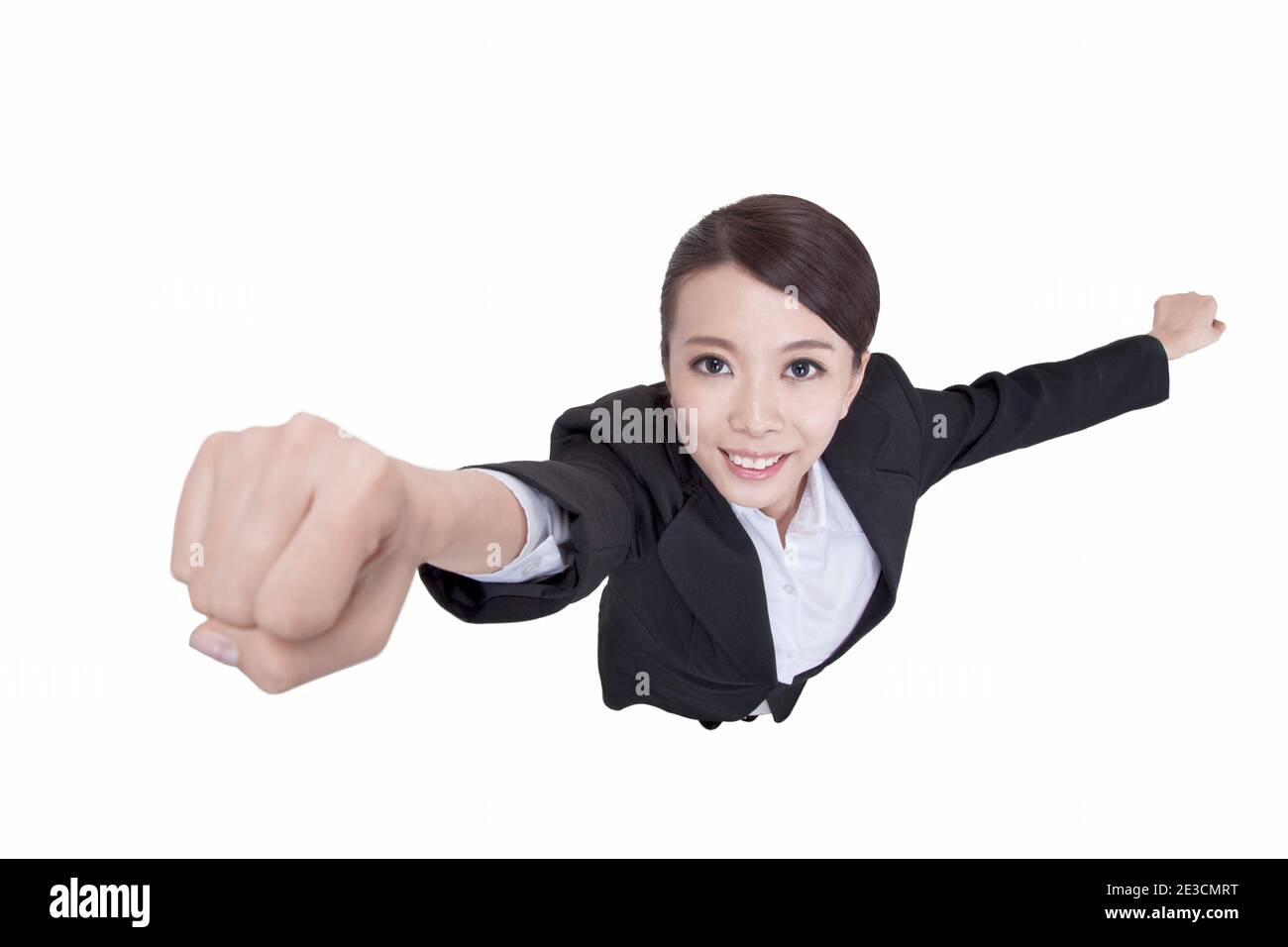 High angle close up woman Cut Out Stock Images & Pictures - Alamy