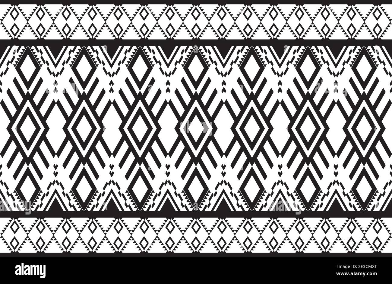 African Textile Patterns Black And White