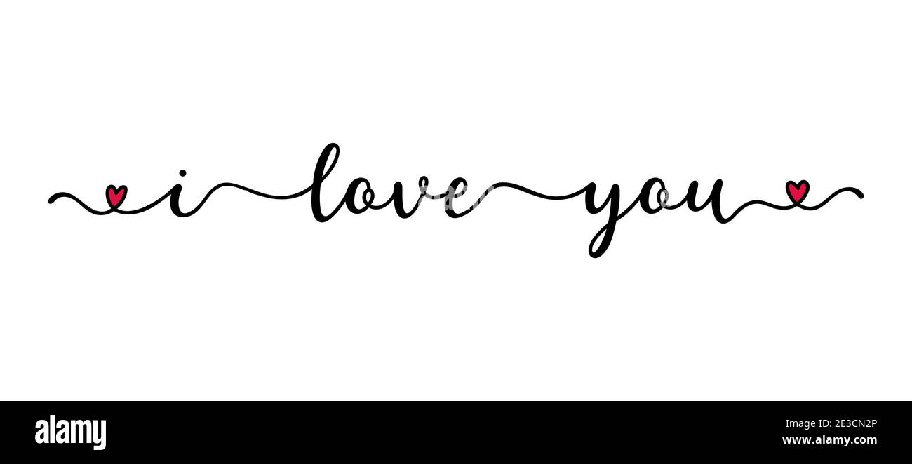 I Love You In Cursive Font