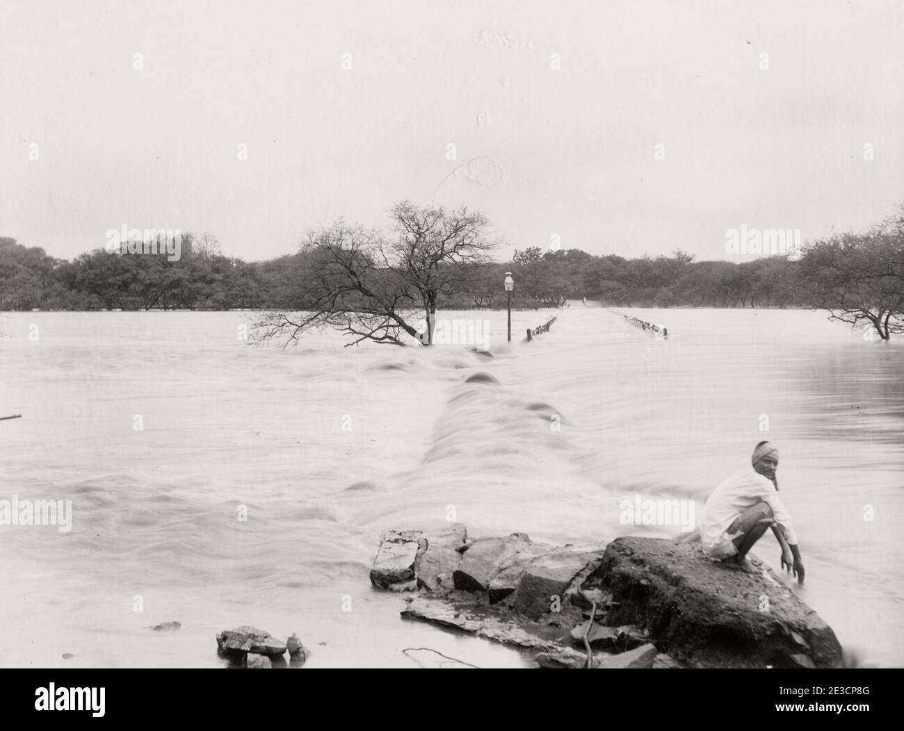Vintage 19th century photograph: The Mula-Mutha is a river in India ...